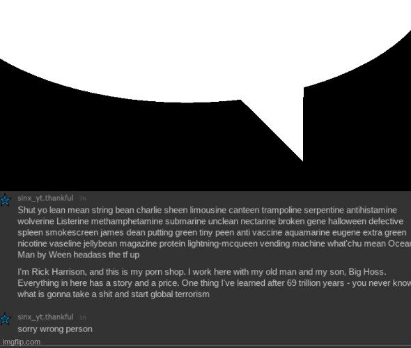 Image tagged in speech bubble - Imgflip