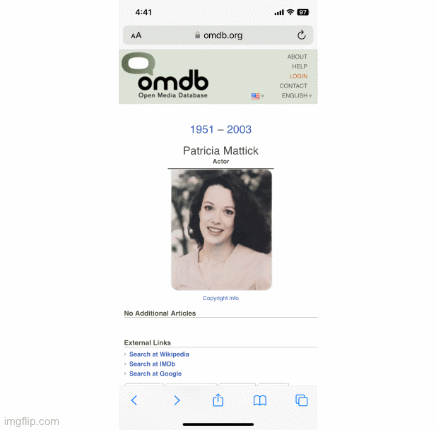 OMDB entry - update submitted… - Imgflip