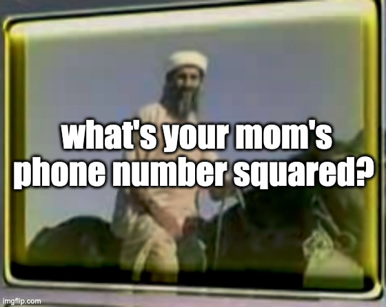 osama on horse - Imgflip