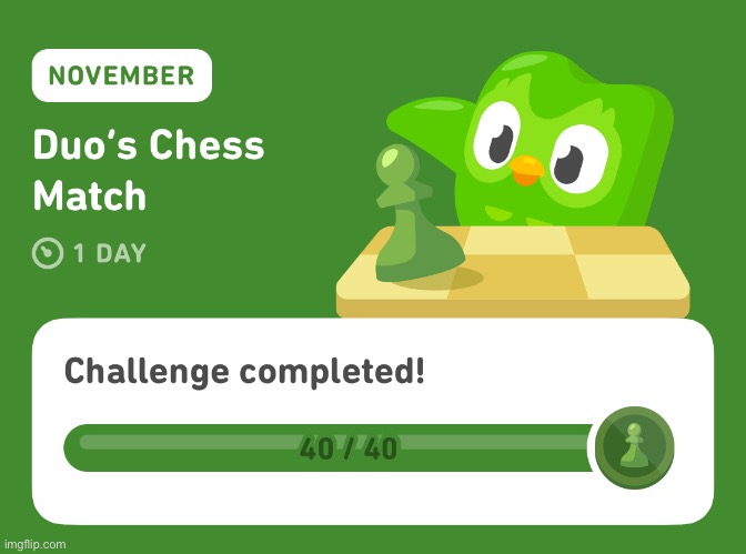 I beat more then one November challenge… - Imgflip