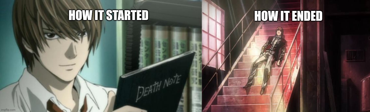Image tagged in light yagami death note - Imgflip