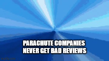 what are they gonna do, write a bad review while falling? - Imgflip