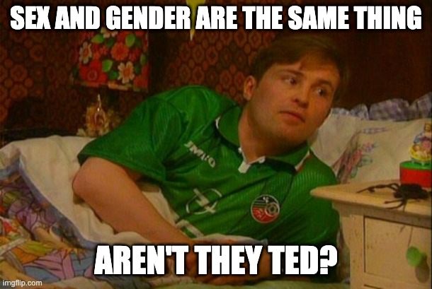 Father Dougal in bed - Imgflip