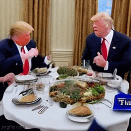 Donald Trump having dinner with Joe Biden made by ai - Imgflip