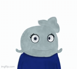 Blue squishing very slowly (ight goodnight) - Imgflip