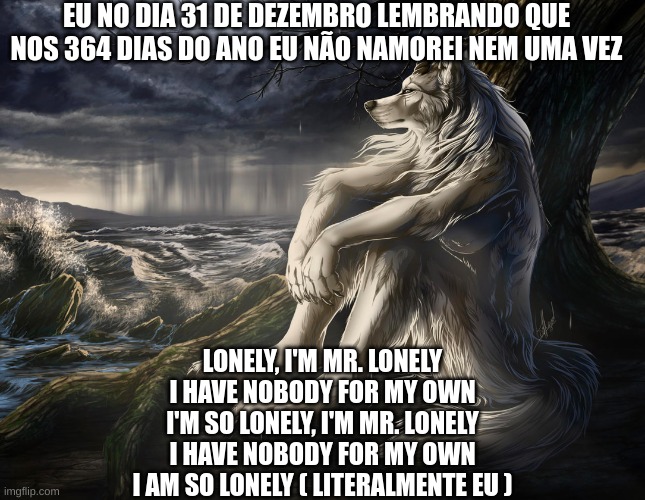 sad wolf - Imgflip