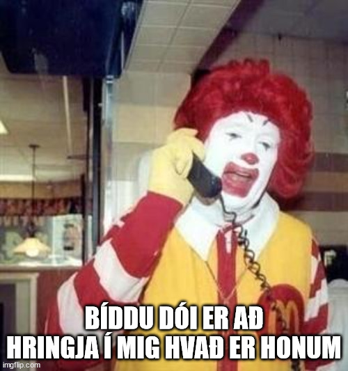 Ronald McDonald Temp - Imgflip