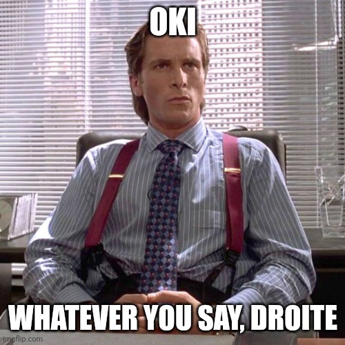 American Psycho - Sigma Male Desk - Imgflip