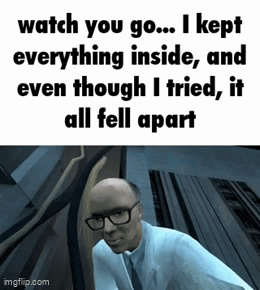 watch you go i kept everything inside - Imgflip