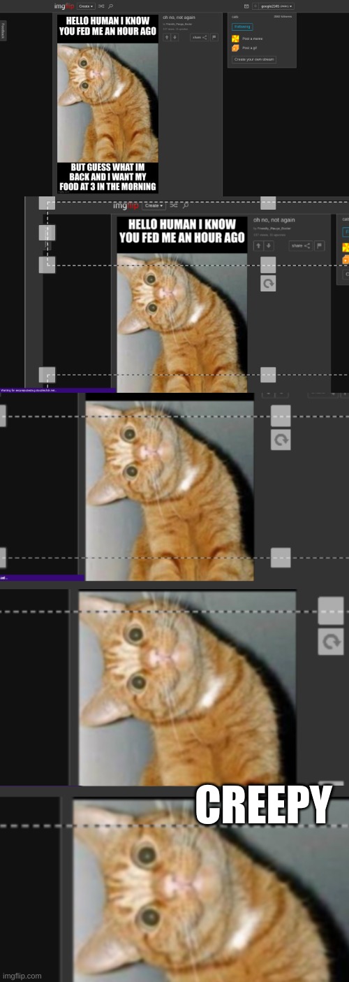 ives me the creeps - Imgflip