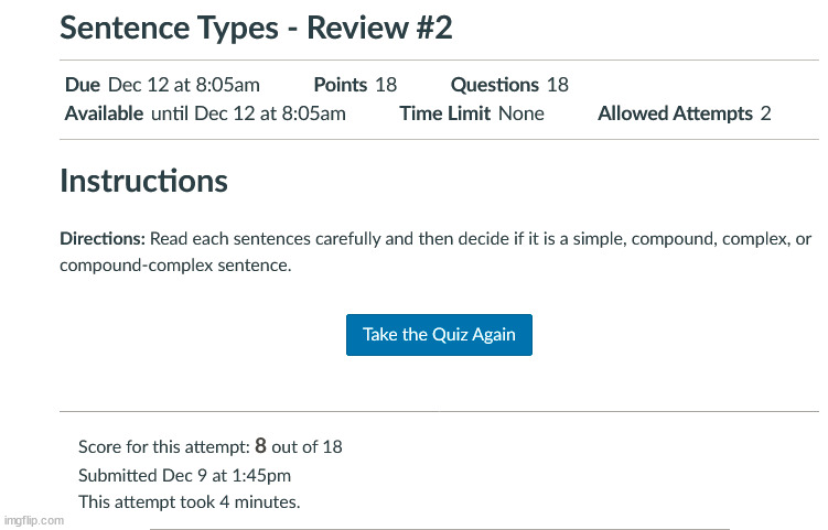 when will i need to know sentence types though? - Imgflip