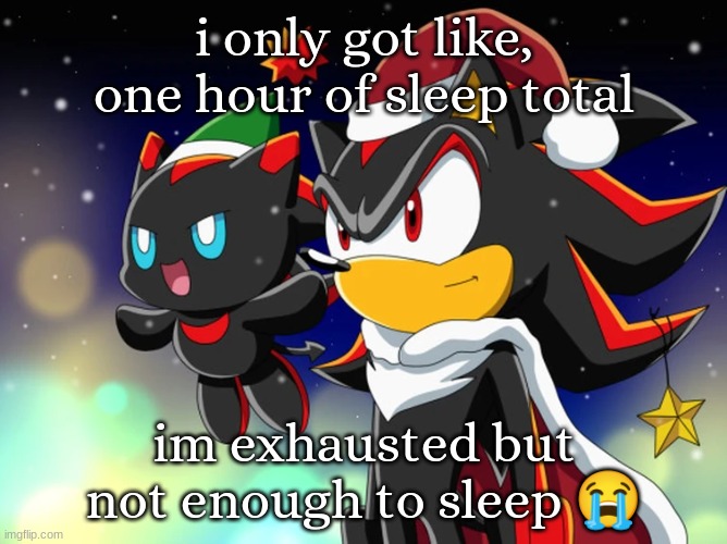 shadow and chao in christmas - Imgflip