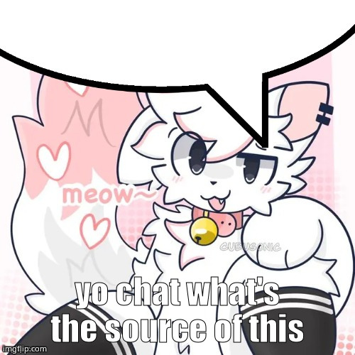 femboy boykisser speech bubble - Imgflip