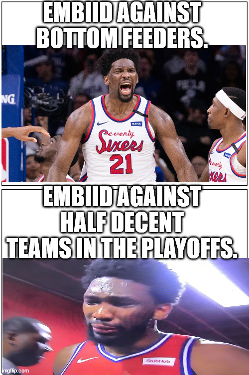 Embiid Memes Joel Embiid Healthy Gives The 76ers A Real Chance At A