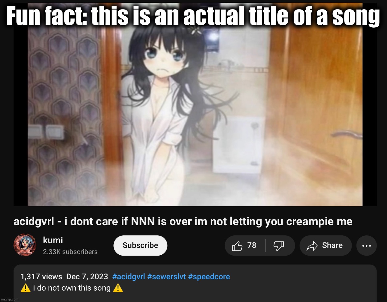 (Listen to it if you want, link in comments) - Imgflip