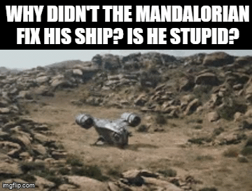 Razor Crest go boom! - Imgflip