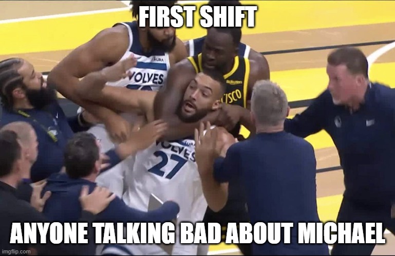 Draymond chokes Gobert - Imgflip