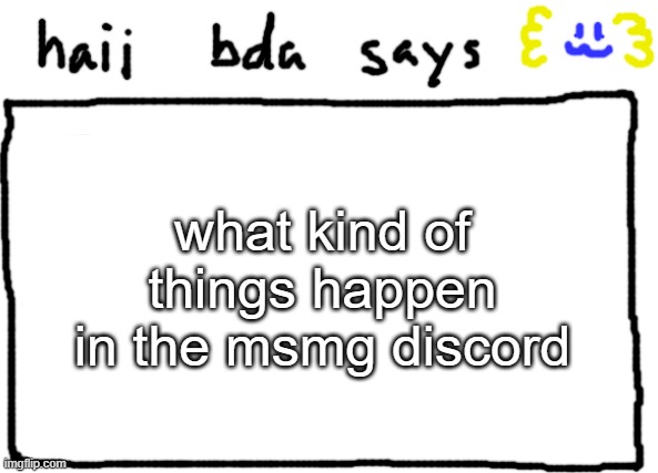 bda announcement temp - Imgflip