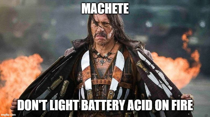 Machete 2020 - Imgflip