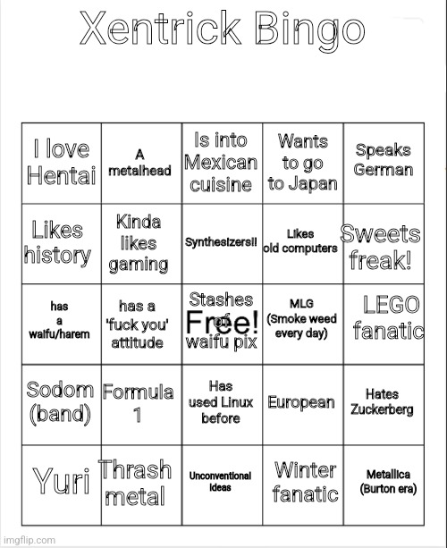 Blank Bingo - Imgflip