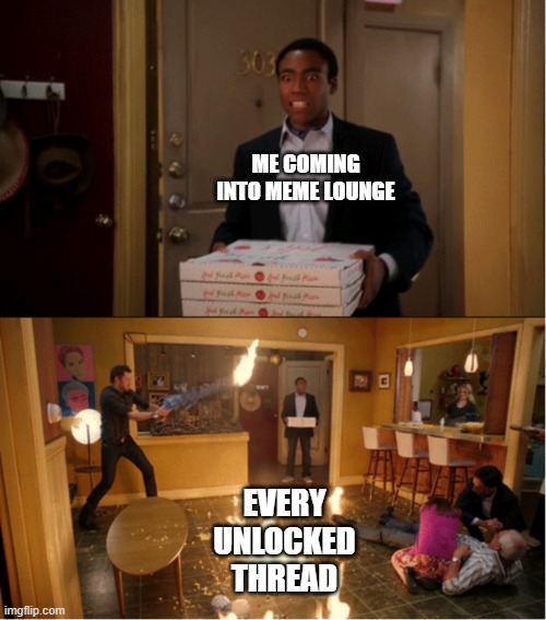 Community Fire Pizza Meme - Imgflip
