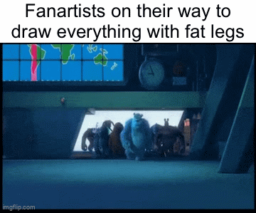 Monster Inc. Walking - Imgflip