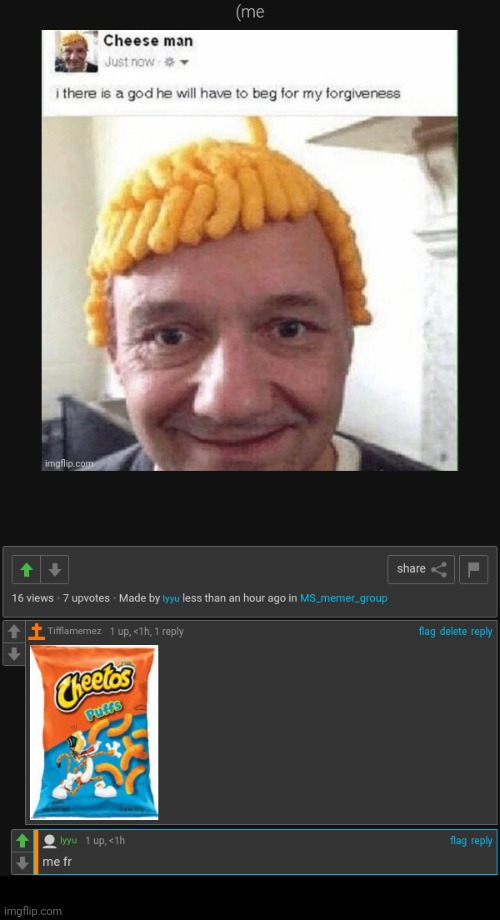 Cheetos puffs - Imgflip