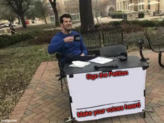Petition Blank Template - Imgflip