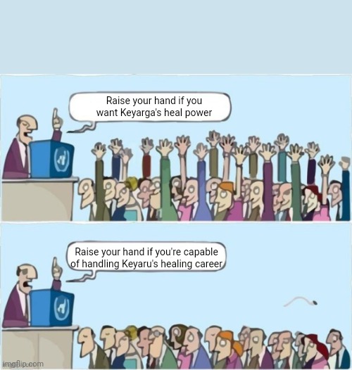 People Raising Hands - Imgflip