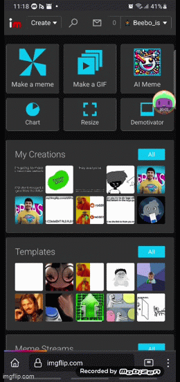 I made a theme for imgflip - Imgflip