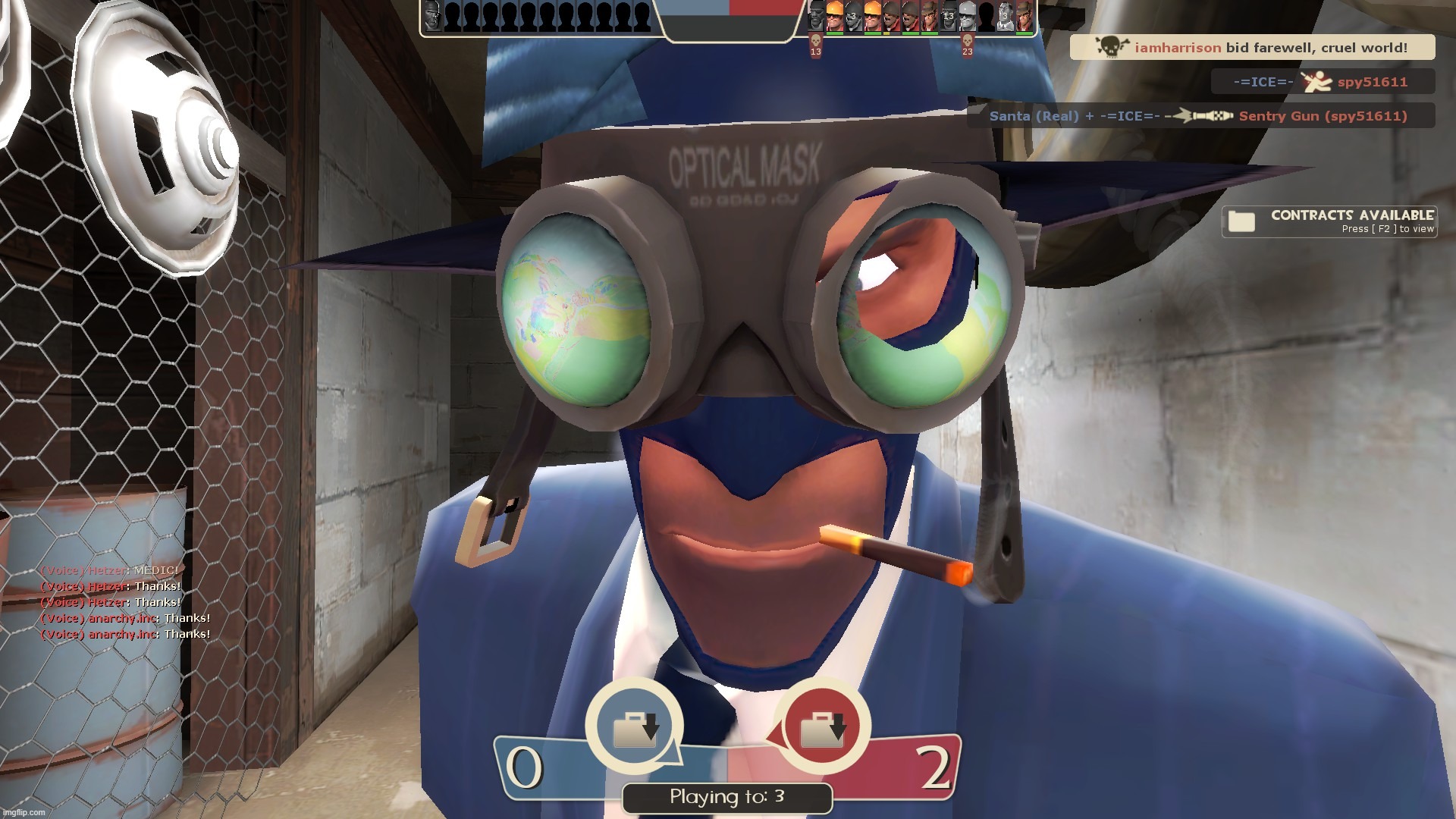 I killbinded and saw this on the killcam - Imgflip