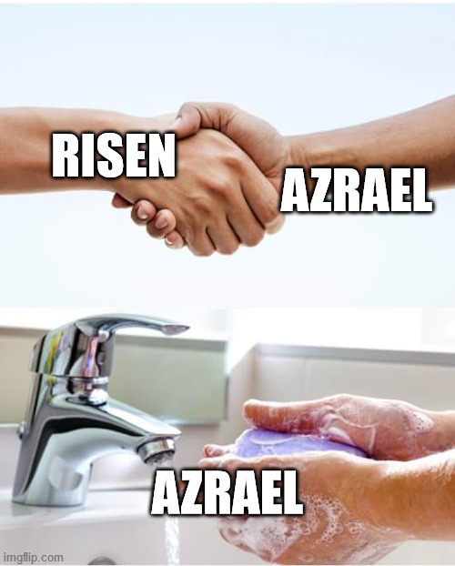 Shake and wash hands - Imgflip