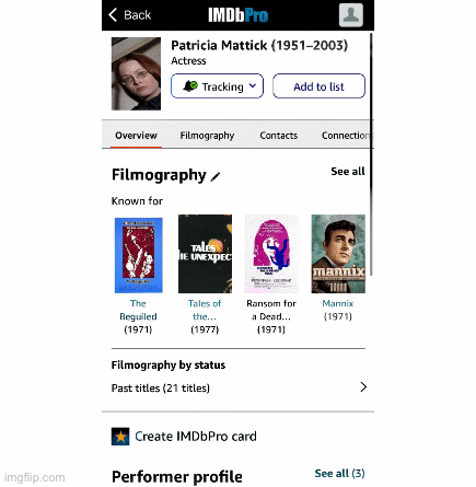 IMDB entry- visits up… - Imgflip