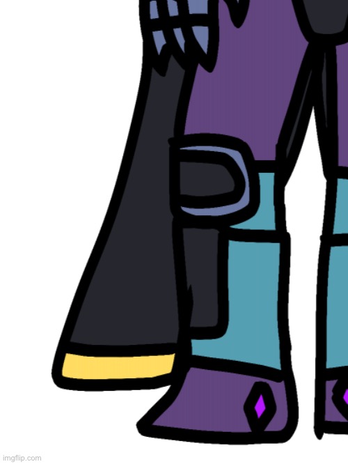 fun fact: in his original design there was gonna be this sorta cape ...