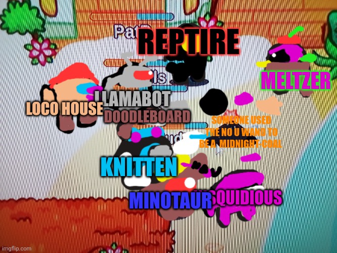 Book of Monsters pointing at midnight-coal - Imgflip