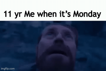 Bruh I hate mondays - Imgflip