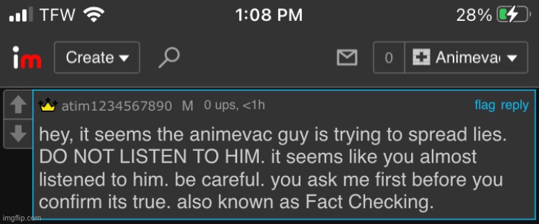 “Spreading lies” more like getting exposed for the bad things you done ...