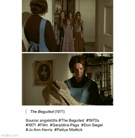 The Beguiled (1971) a Tumblr post… - Imgflip