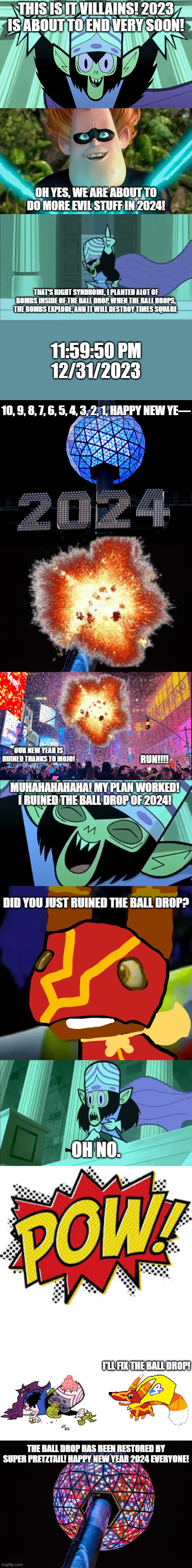 When Mojo Jojo ruins the Ball Drop - Imgflip