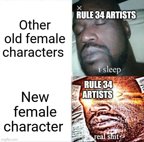 Rule 34 artists be like: - Imgflip