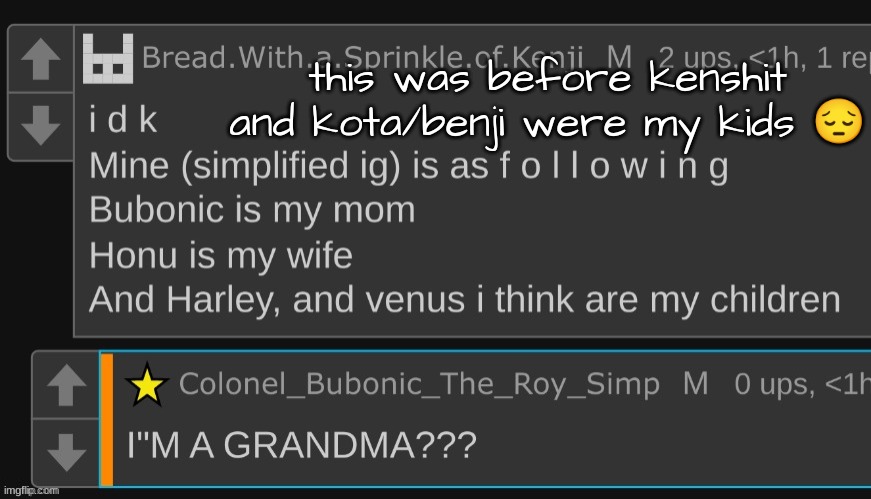 actually it might not be before kenji i lowkey couldve just forgot - Imgflip