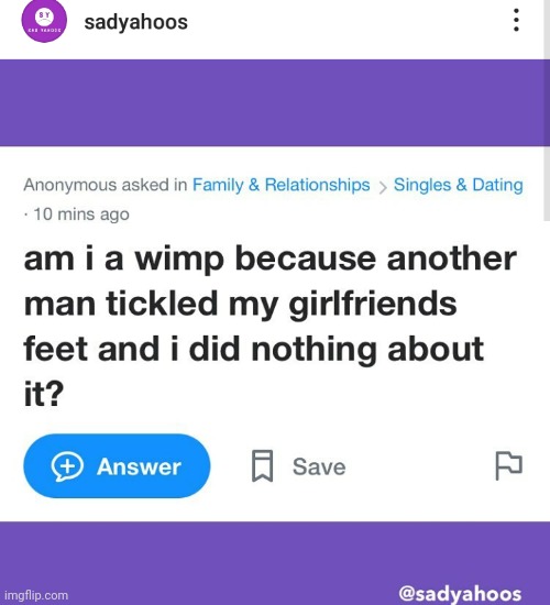 Yahoo answers. - Imgflip