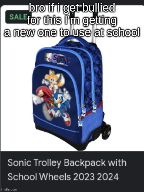 I SHOULDNT BE STRESSING OUT OVER A DAMN BACKPACK - Imgflip