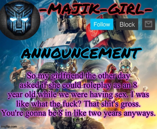 -Majik-Girl- ROTB announcement (Thanks THE_FESTIVE_GAMER) - Imgflip