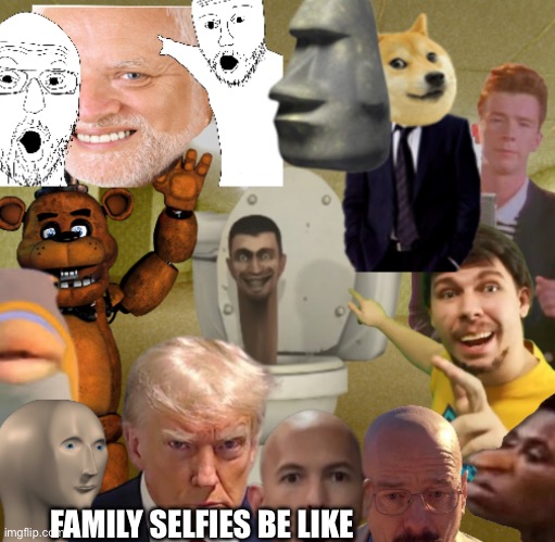 Family selfies - Imgflip