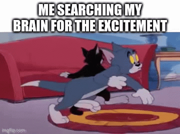 I can't express excitement - Imgflip