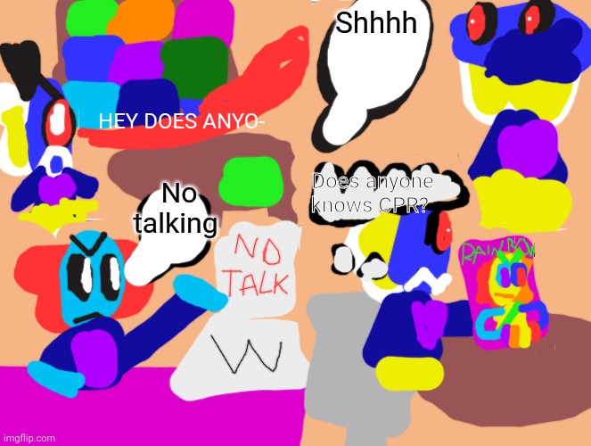 The library place be like - Imgflip