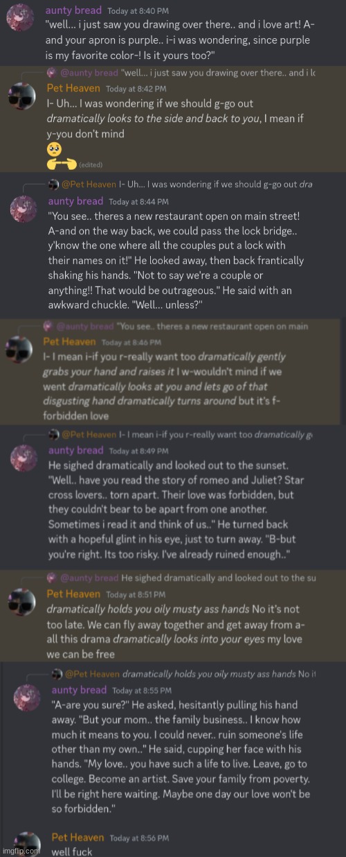 chat can u tell i used to write fanfic - Imgflip