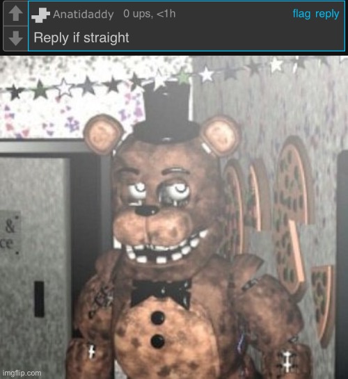 Image tagged in disappointed withered freddy - Imgflip