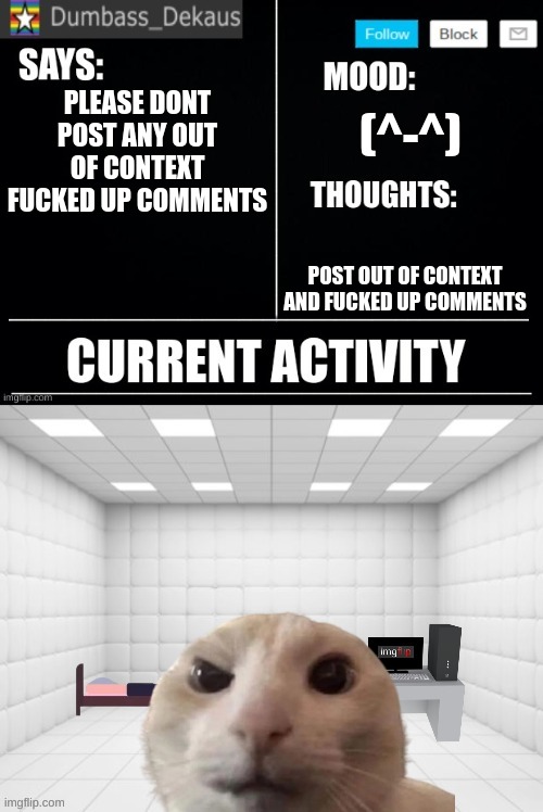 Dekaus' Announcement Template - Imgflip